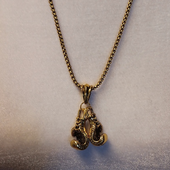 Accessories | Mens Double Boxing Glove Necklace | Poshmark